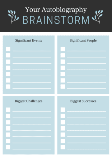 How To Write an Autobiography 2025 (Tips, Templates, & Guide) | Writing ...