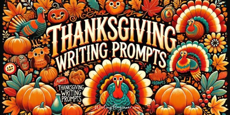 100 Thanksgiving Writing Prompts (Gobble Gobble) - Writing Beginner