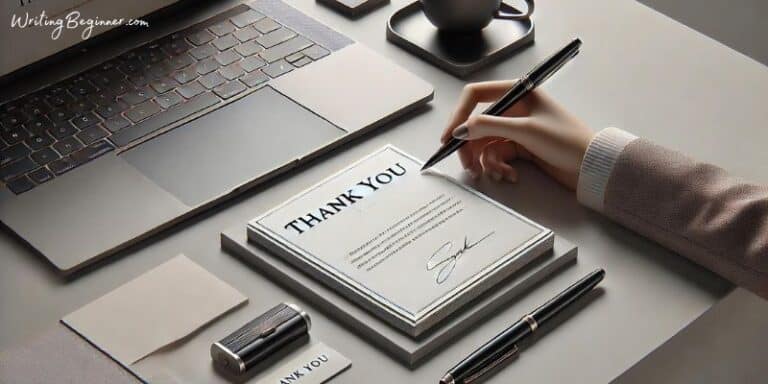 How to Write a Thank You Note (20 Examples & Templates) - Writing Beginner