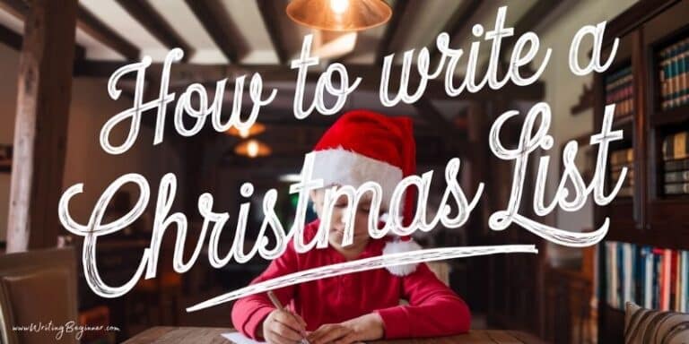 How to Write a Christmas List (Tips, Examples, & Templates) - Writing ...