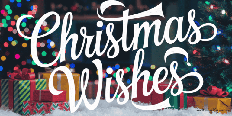 350 Best Christmas Wishes, Card Sayings, and Greetings | Writing Beginner
