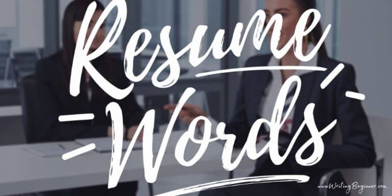 450+ Resume Words to Stand Out (Action & Power Verbs) | Writing Beginner