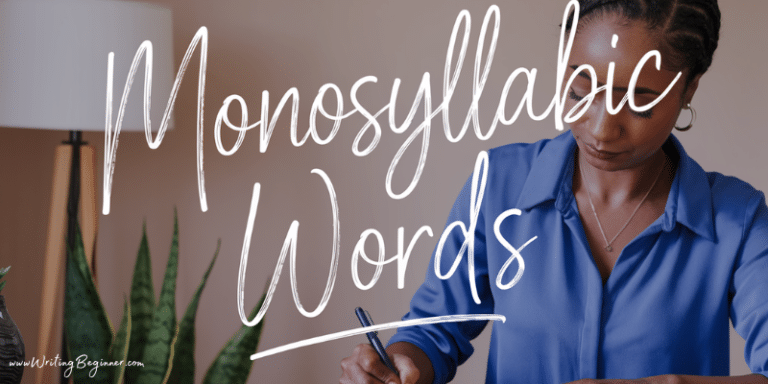 150+ Monosyllabic Words (Examples, Stories, Activities) | Writing Beginner