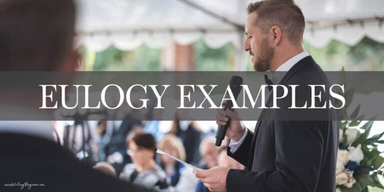 350+ Eulogy Examples to Honor Your Loved Ones - Writing Beginner